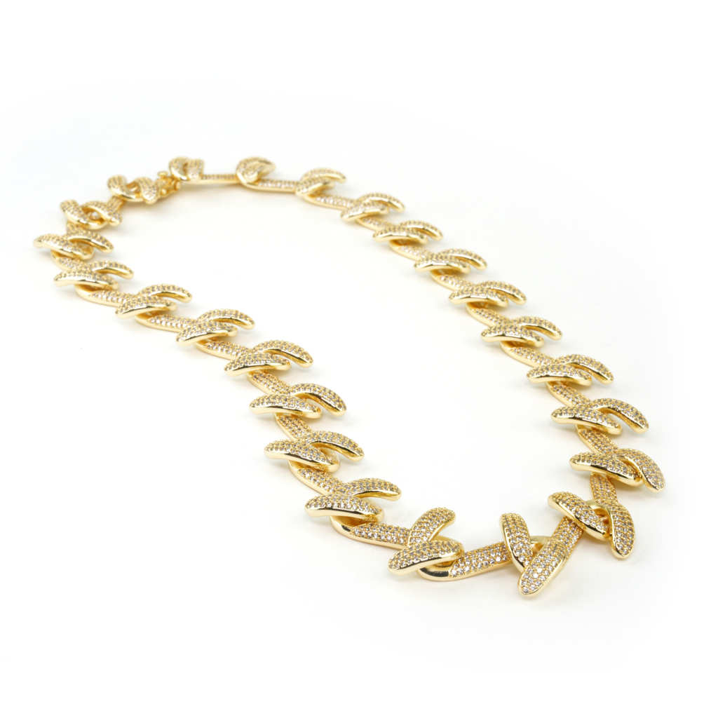 Studded Gold San Marco Chain 24mm - The Gold Starz - Gold Chains ...
